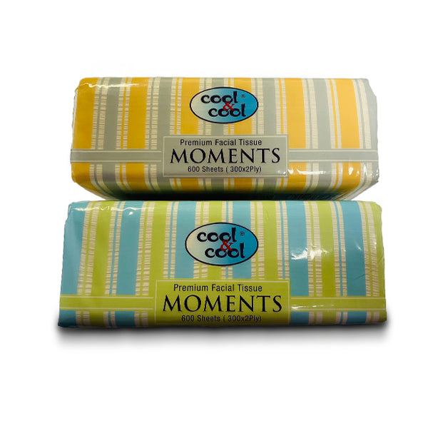 Moments Soft Pack Tissues 600's