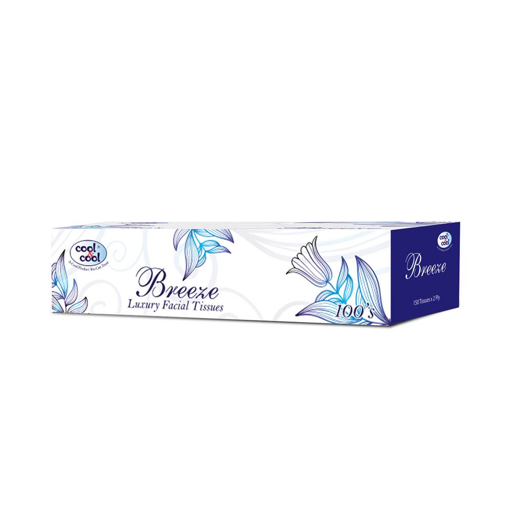 Breeze Facial Tissues 100's x 2 Ply