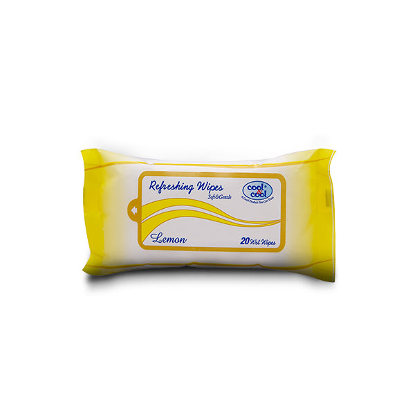 Lemon Refreshing Wipes Soft & Gentle 20's